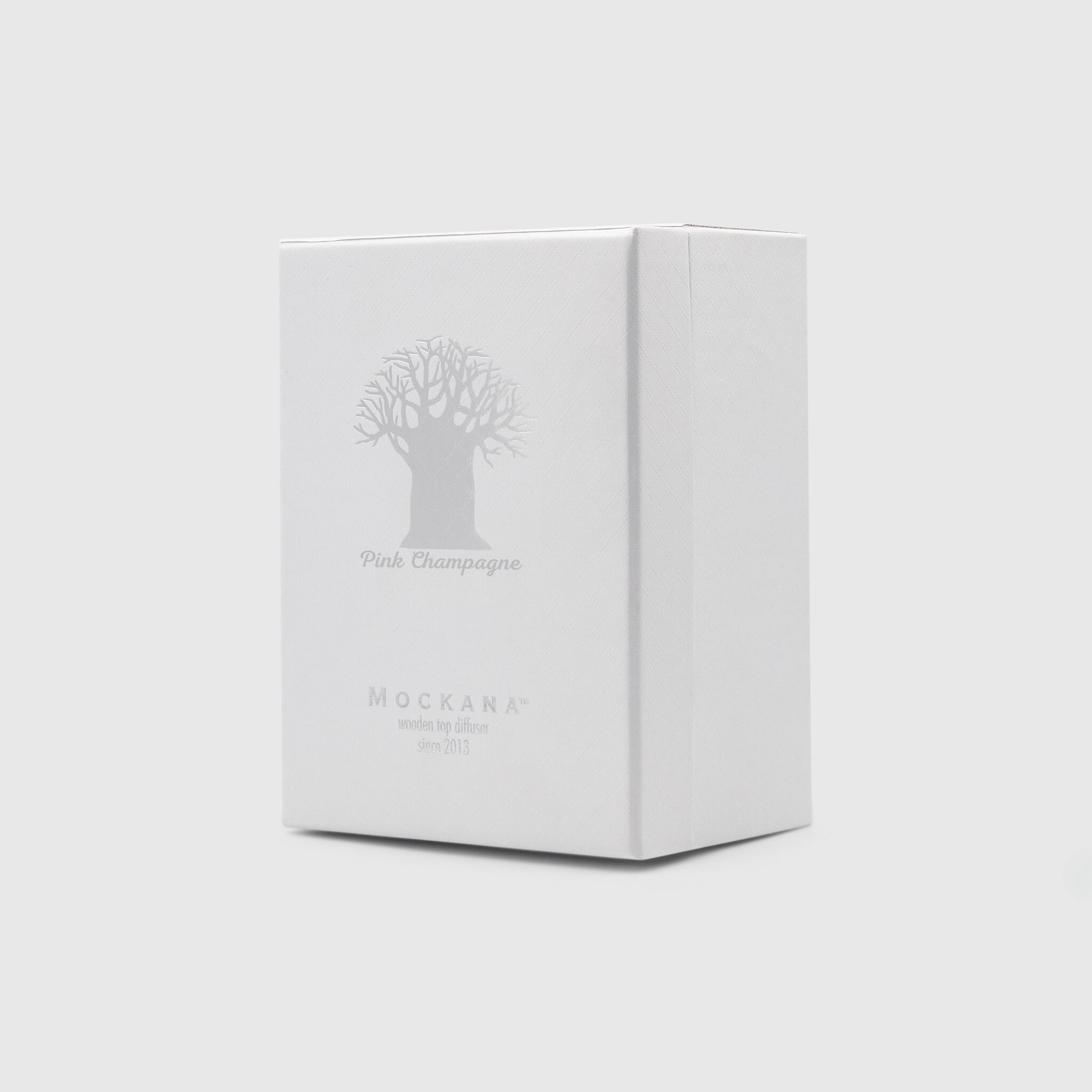 Pink Champagne Wooden Top Diffuser- MOCKANA -Sparkling Indulgence